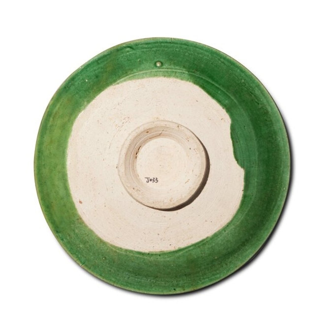 A molded green-glazed dish, Liao dynasty (907-1125) - Alain.R.Truong