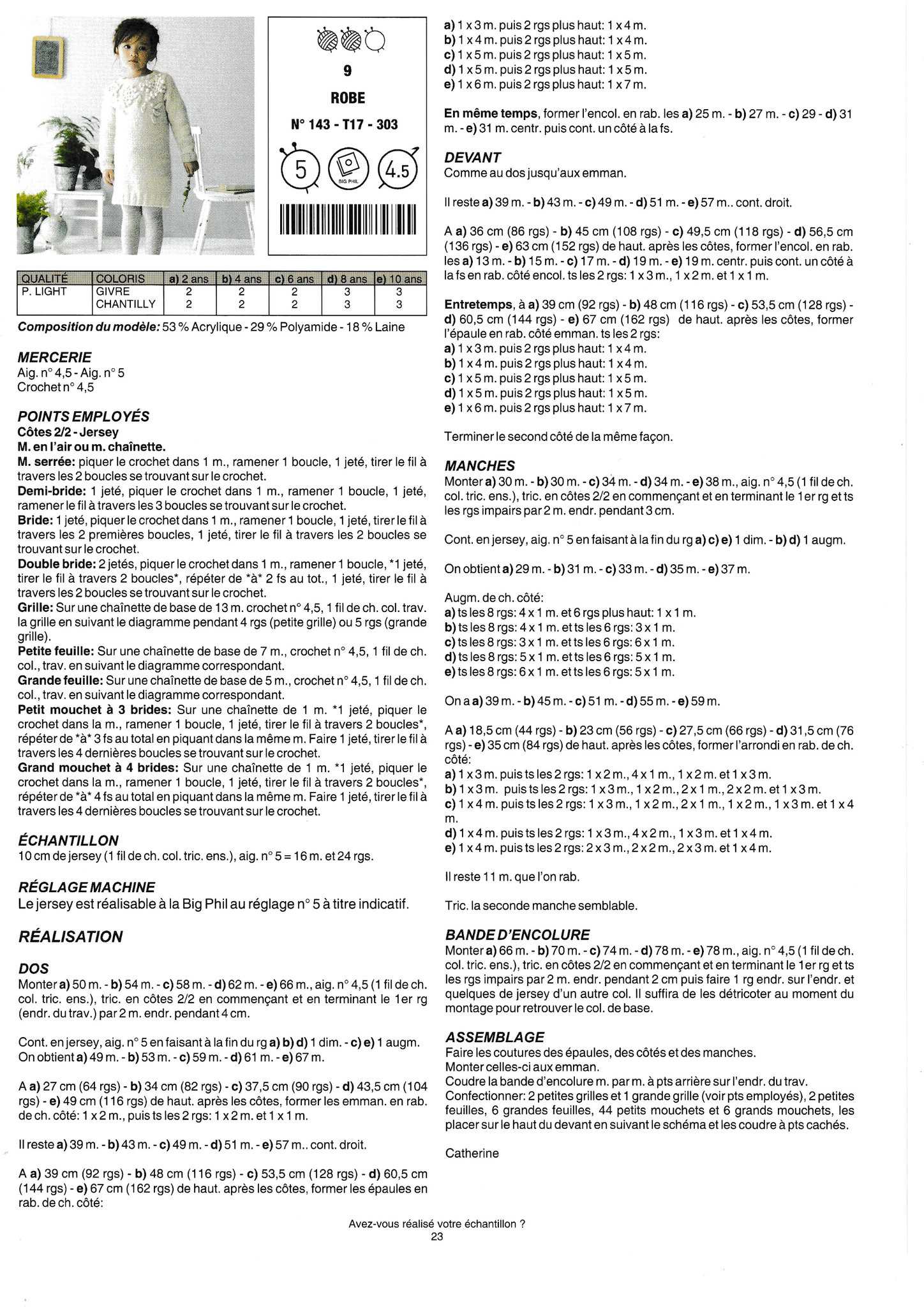 Robe enfant, Phil Light - Perles Roses