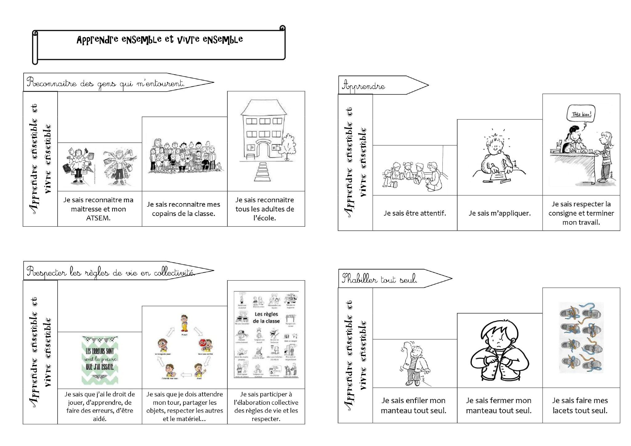 Livret de progrès - La classe de TruKbidule
