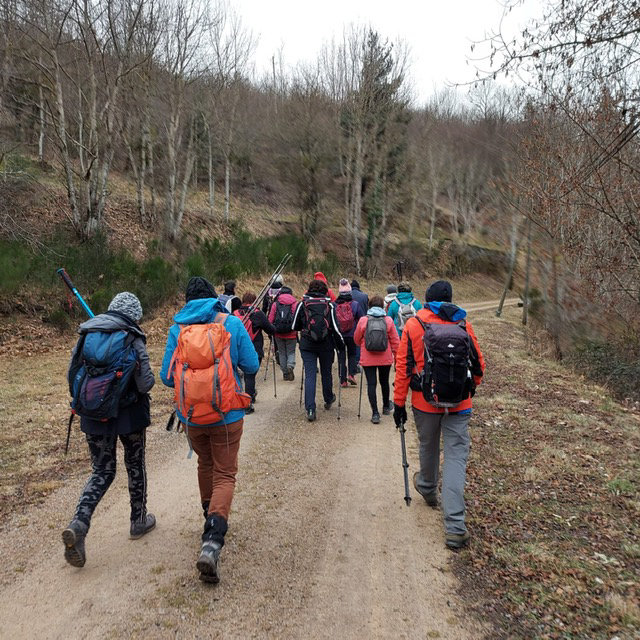 Boucle dans les Boutières - randonneurs des boutières
