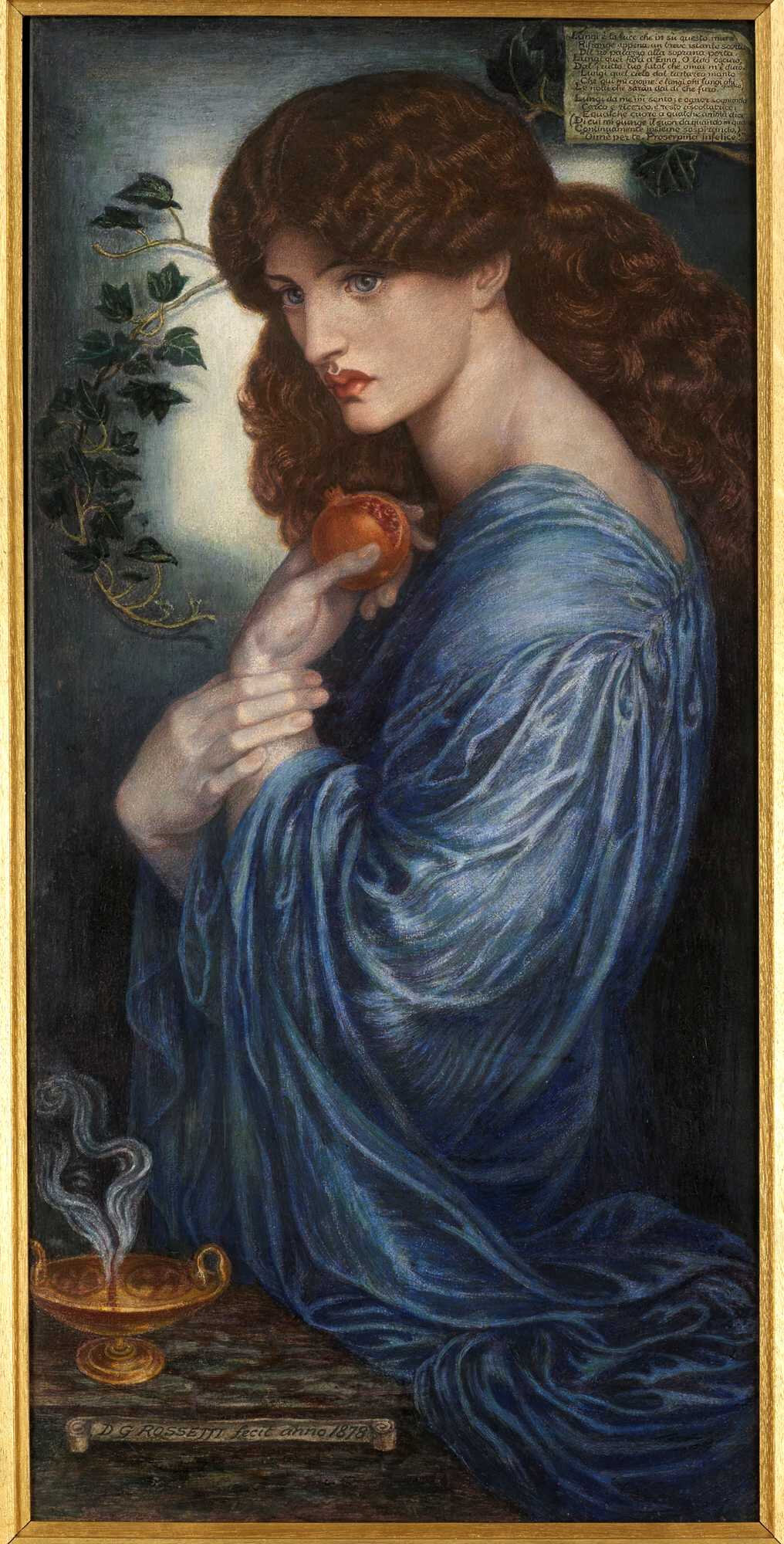 Dante Gabriel Rossetti, Proserpine - Alain.R.Truong