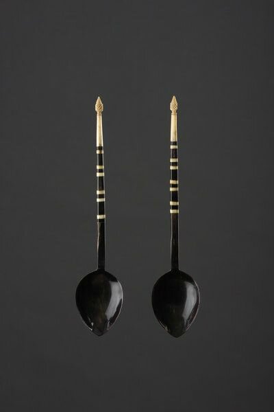 18th-19th century Ottoman Turkish Fruit Sherbet Spoons - Alain.R.Truong