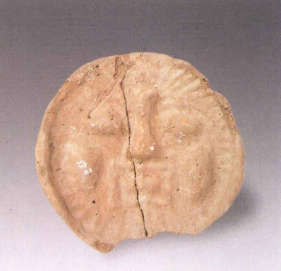 Pottery human-faced tiles, Han Dynasty (206BC-220 AD) - Alain.R.Truong
