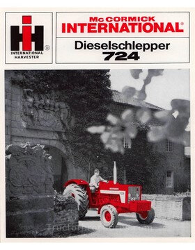 International Harvester 724 - Canals en Aveyron (Agriculture)
