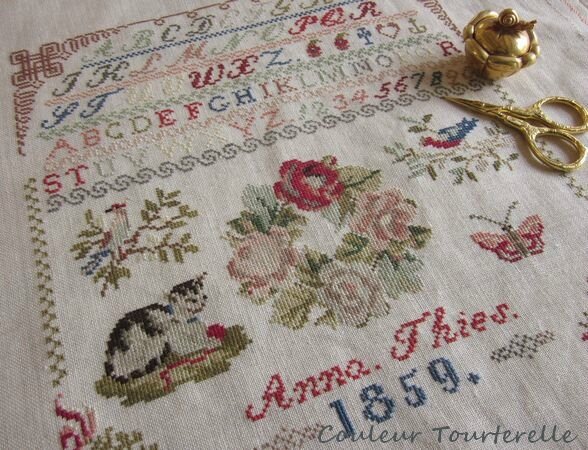 Anna Thies 1859 - 2 et FIN - Couleur Tourterelle