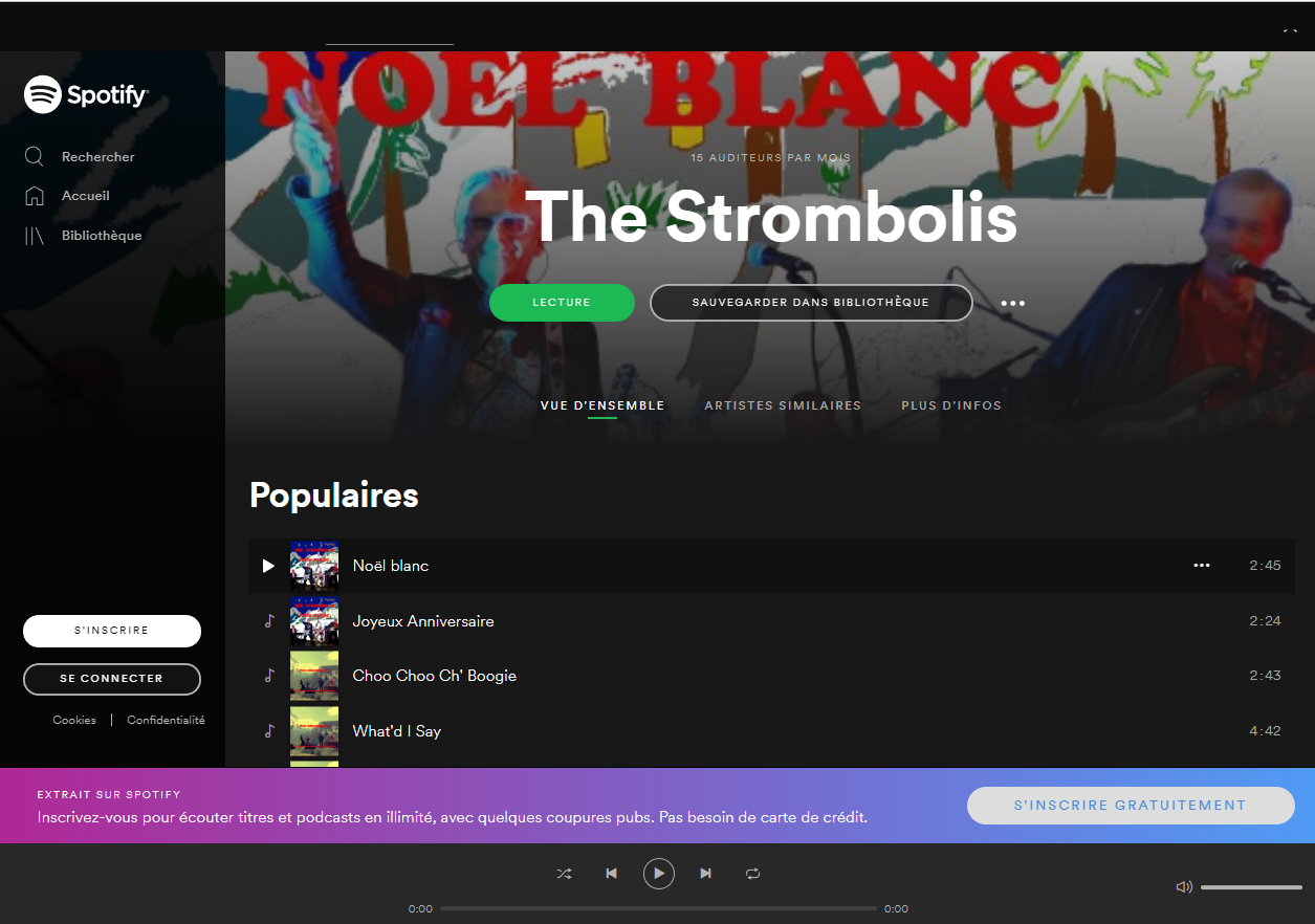 The Strombolis sur Spotify - The Strombolis