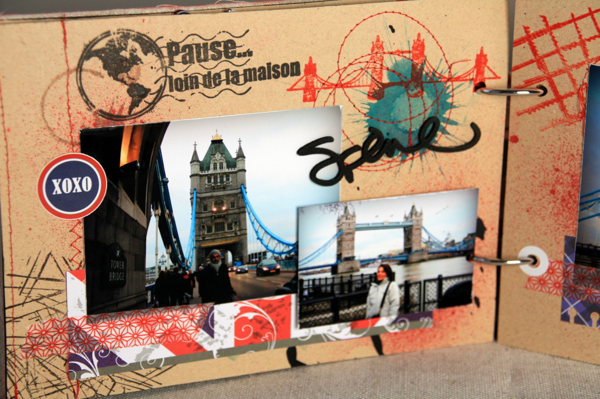 London Rock : page et mini album Londres - LoloCreaScrap - Toga ...