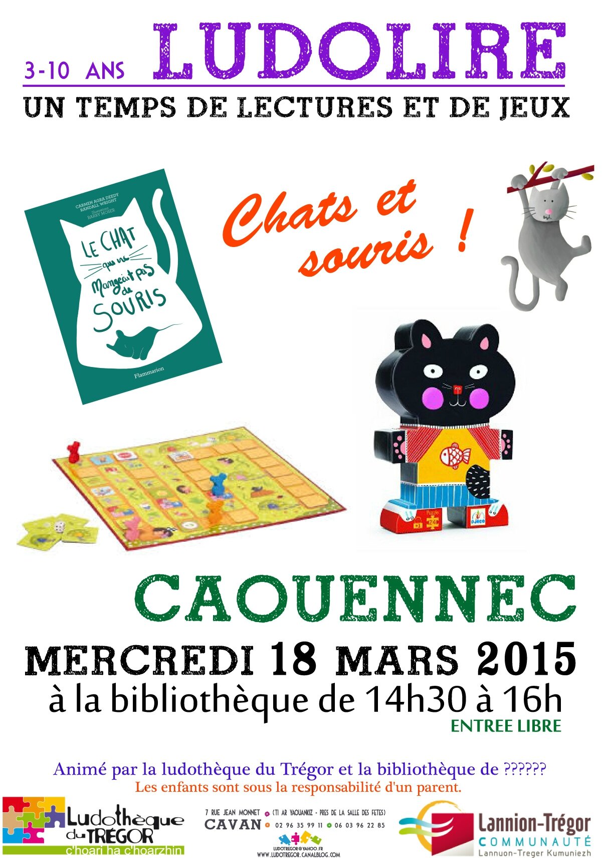 LUDOLIRE : Chats et Souris - La Ludothèque du Trégor
