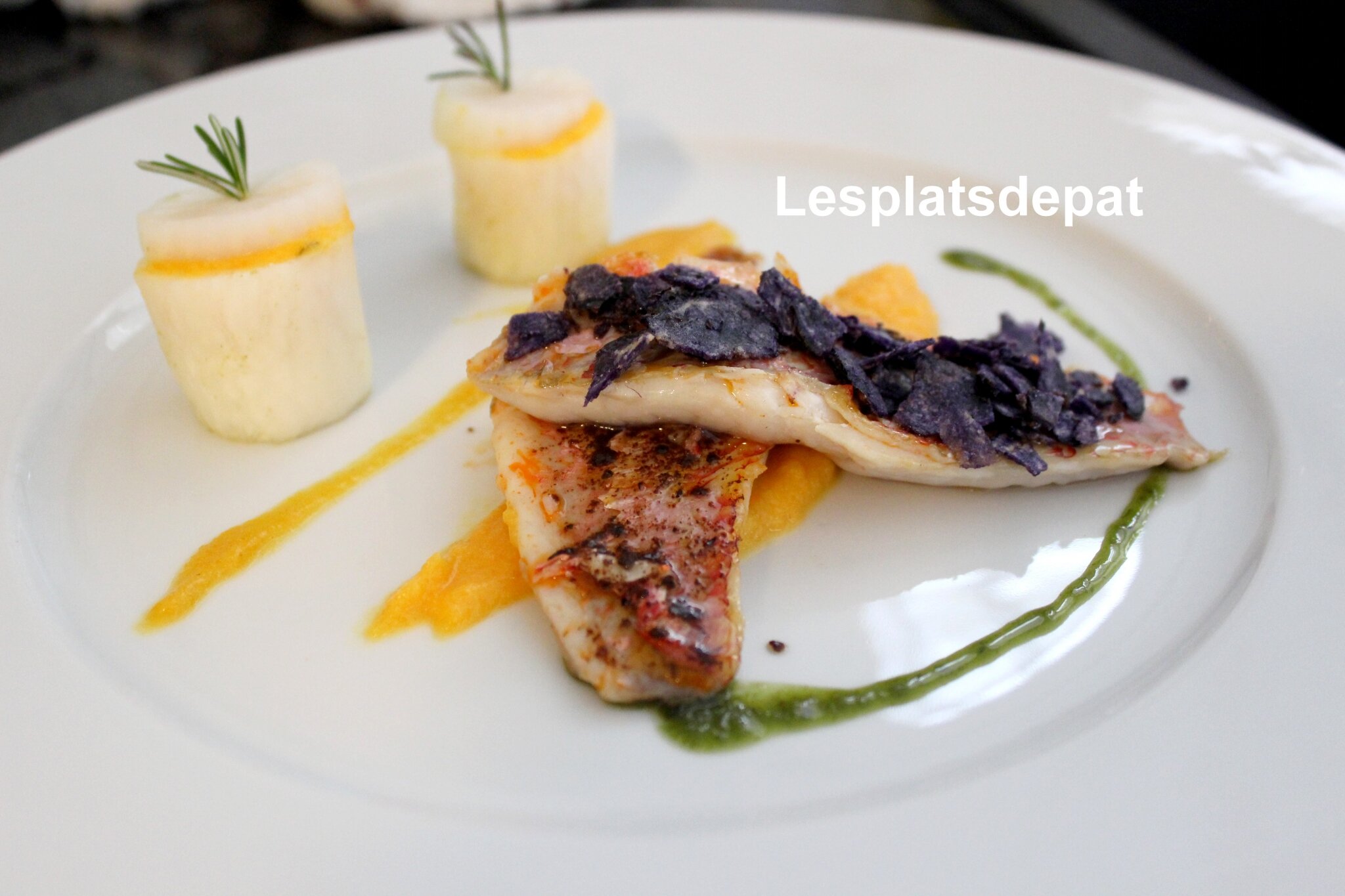 Rougets d’automne au navet et potimarron - LesplatsdePat