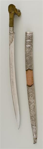 Jatagan with Sheath, Murat (bladesmith), Ottoman. 1806/07 release ...