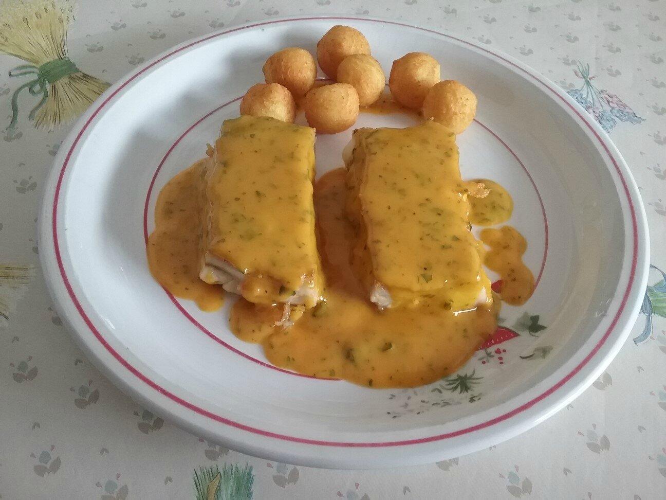 Pavés de colin à la crème de potimarron - Les marmites de Marphyl