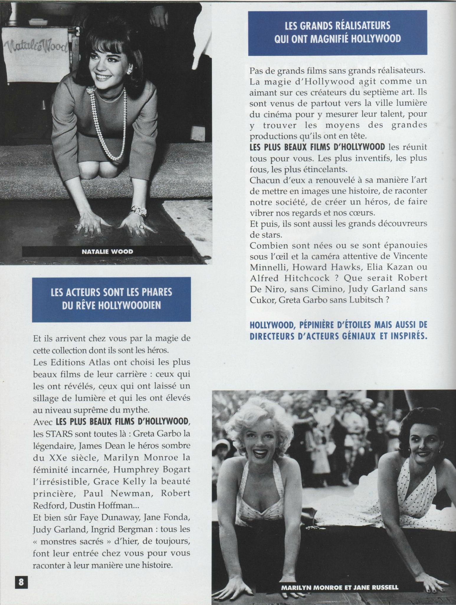 Marilyn Mag " Les plus beaux films d'Hollywood" " (Fr) 1984 - Marilyn ...