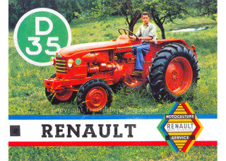 Renault D35 (Type R 7050) - Canals en Aveyron (Agriculture)