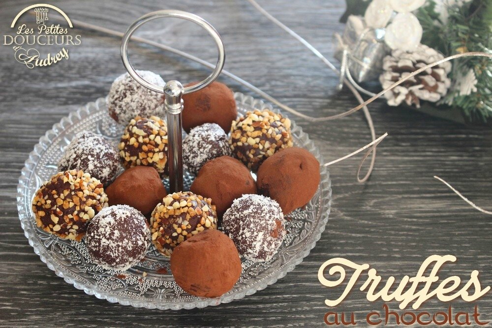 Truffes au chocolat de Cyril Lignac - Les petites douceurs d'Audrey