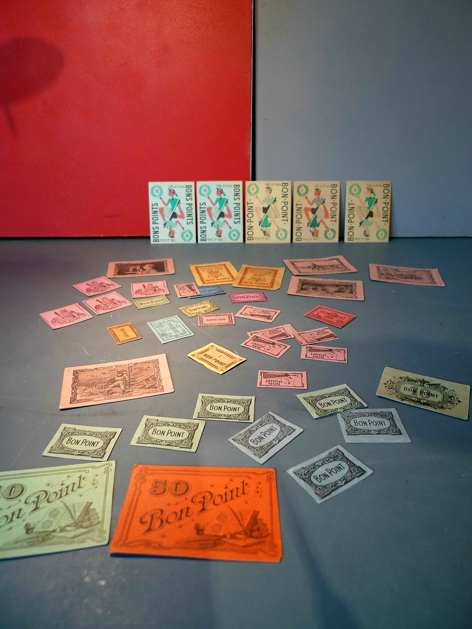 Retour à l'école, des Bons Points en papier anciens ! - Loulou et Gaga