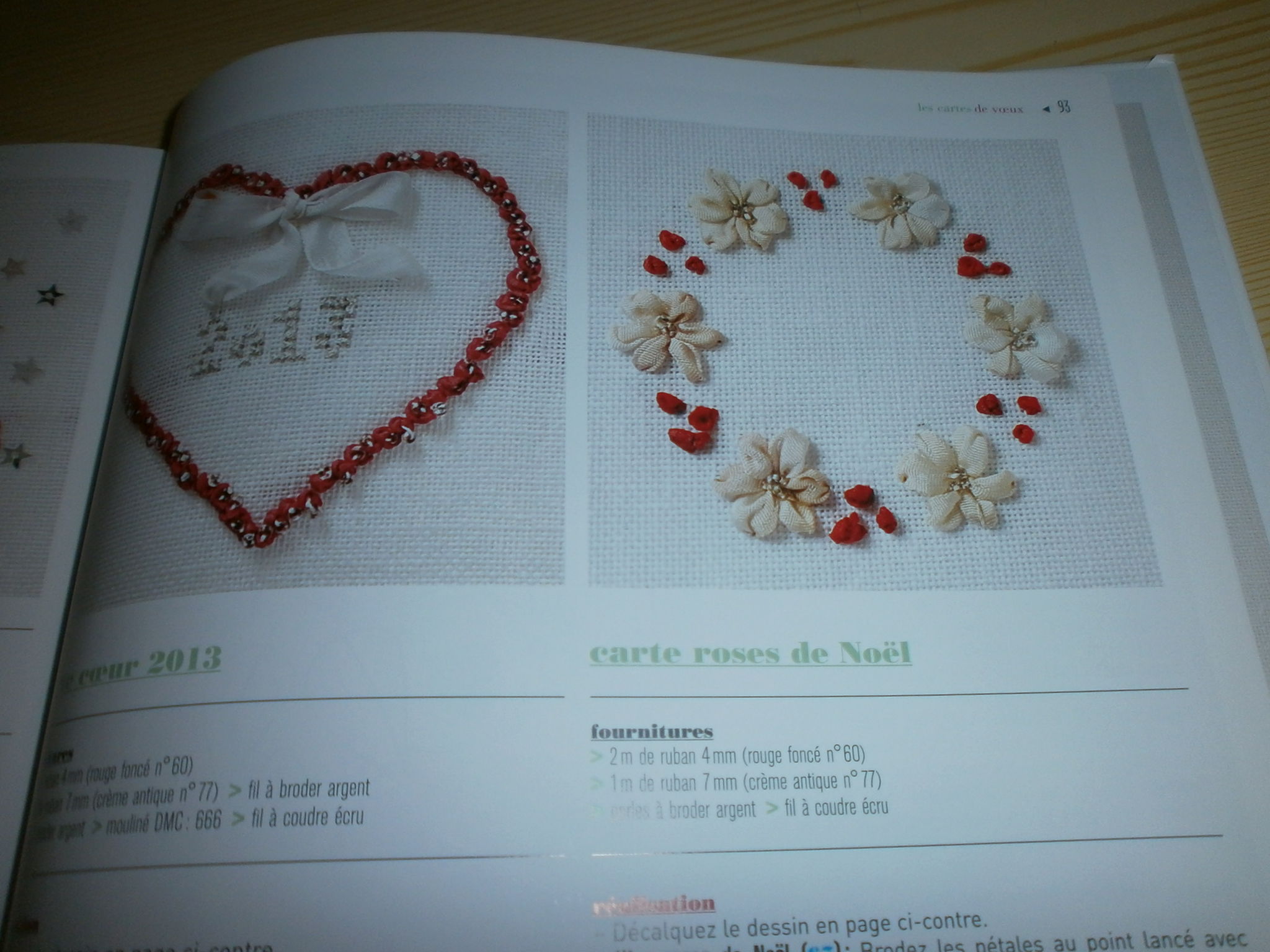 2 livres de plus pour une brodeuse passionée de broderie au ruban ...