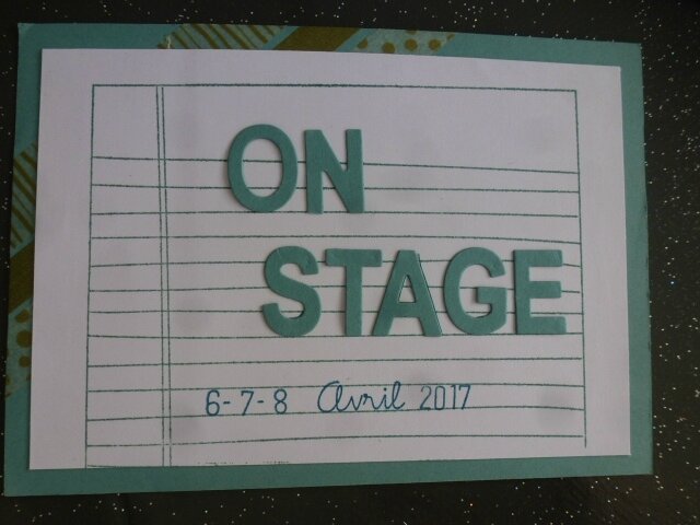 Troisième projet avec un tampon Grand format - Captain Flo Cartes et Scrap