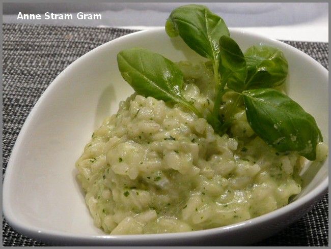 Risotto au pesto et à la ricotta - Anne Stram Gram