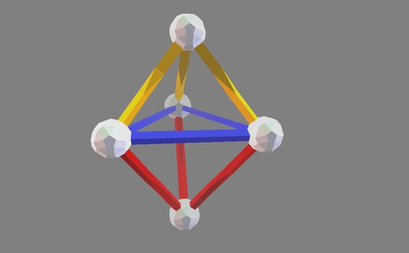 un polyèdre ayant 6 faces, 5 sommets et 9 arêtes... - zomefun