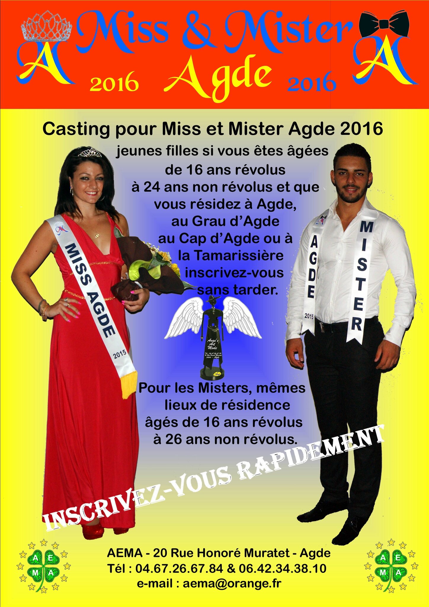 Election de Miss et Mister Agde 2016 ... - Agde Infos Commerces