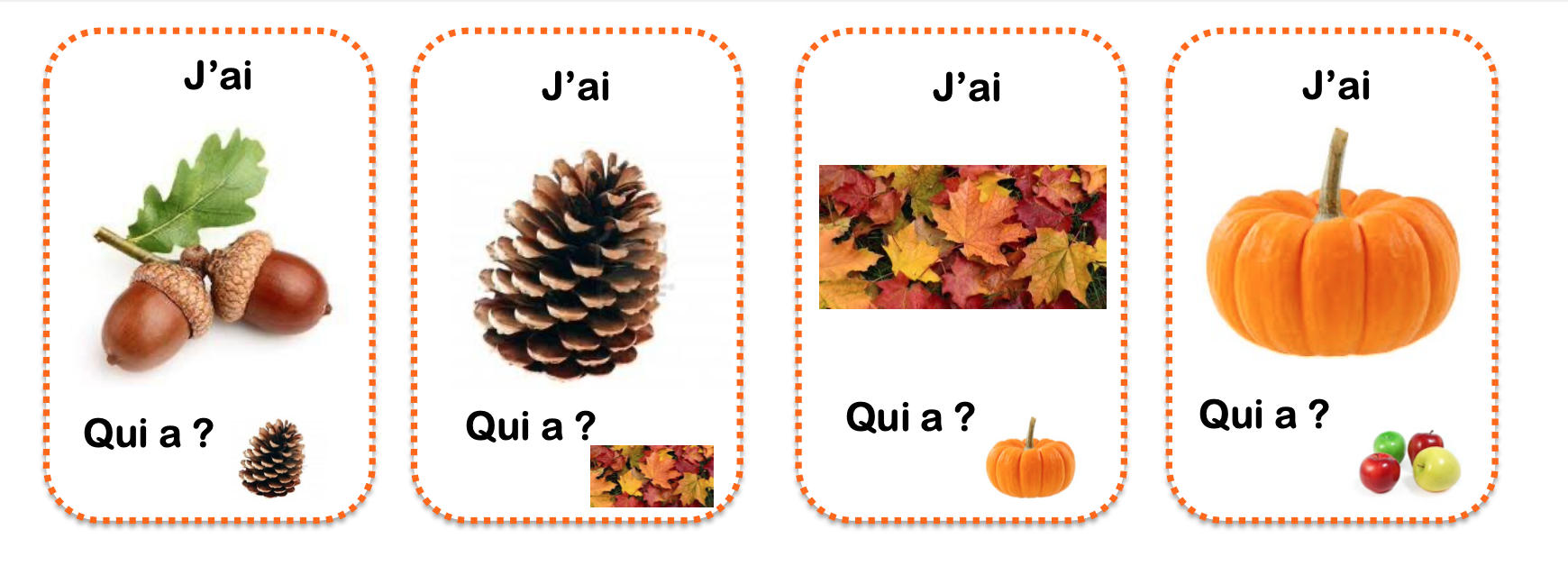 Vocabulaire de l'Automne - La maternelle de Vivi