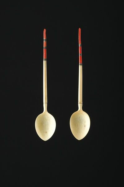 18th-19th century Ottoman Turkish Fruit Sherbet Spoons - Alain.R.Truong