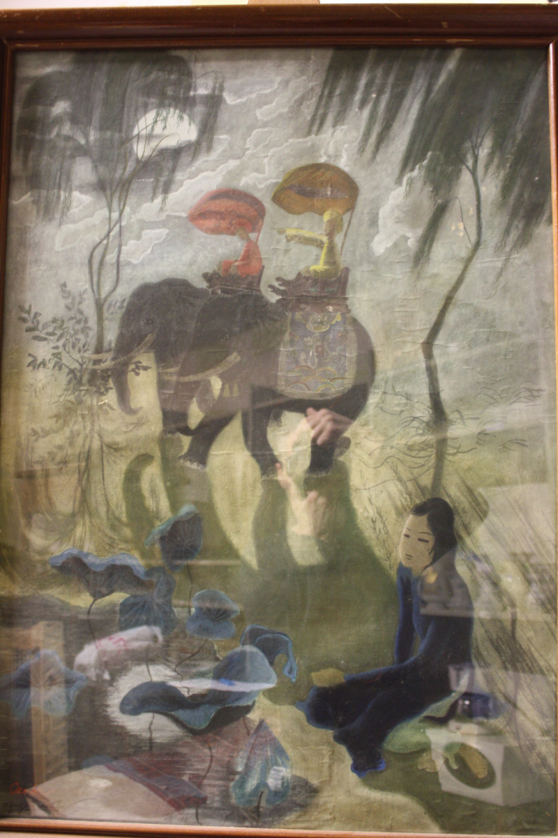 Cao Son - Nguyen Van An (XXème), " Scène aux éléphants " - Plateforme ...