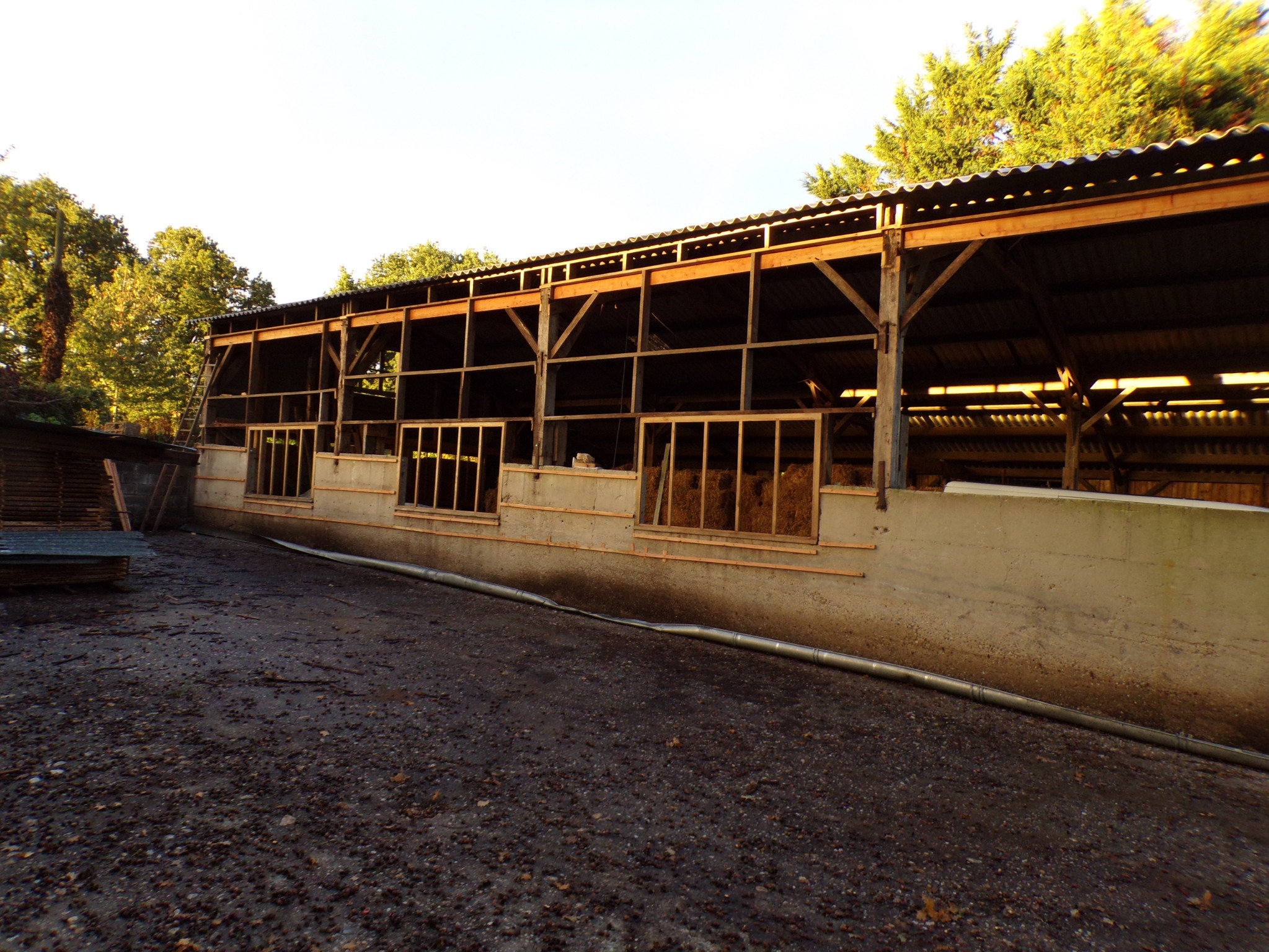 Avant le bardage (suite) - TREVENALEUC, un manoir breton