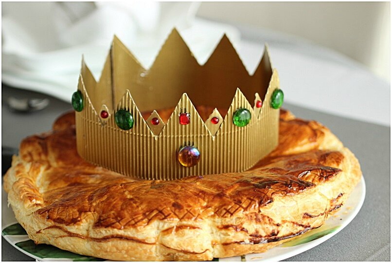 Ma couronne des rois.......mes fèves......ma galette et sa recette ...