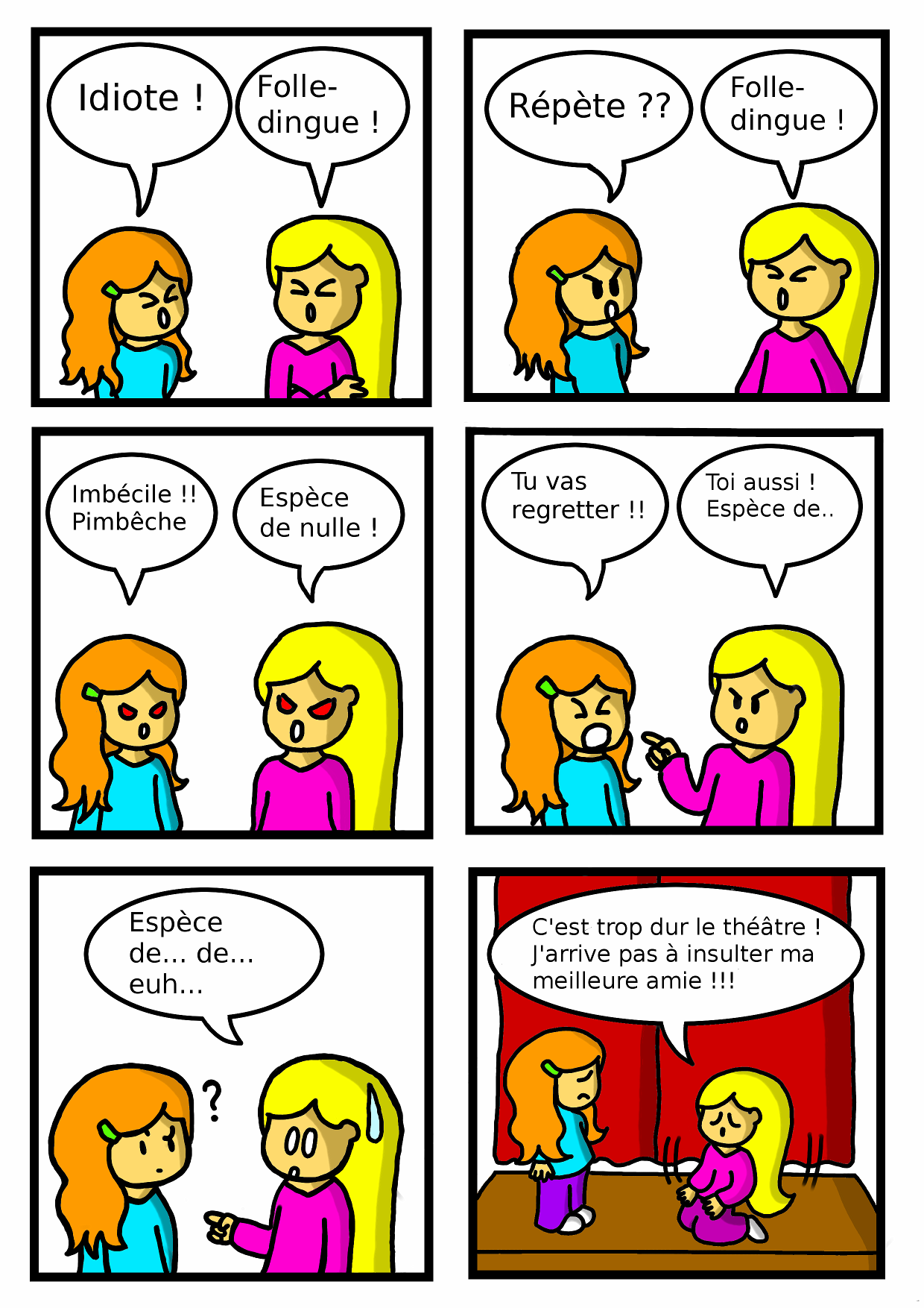 Ma première bande-dessinée - Les dessins de Julia