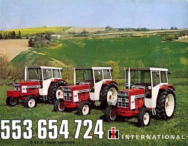 International Harvester 724 - Canals en Aveyron (Agriculture)