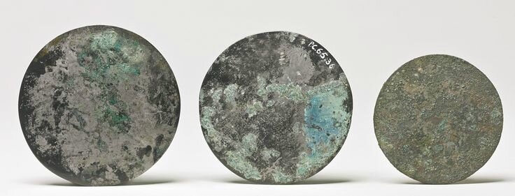 Three bronze mirrors with inscriptions, Han dynasty - Alain.R.Truong