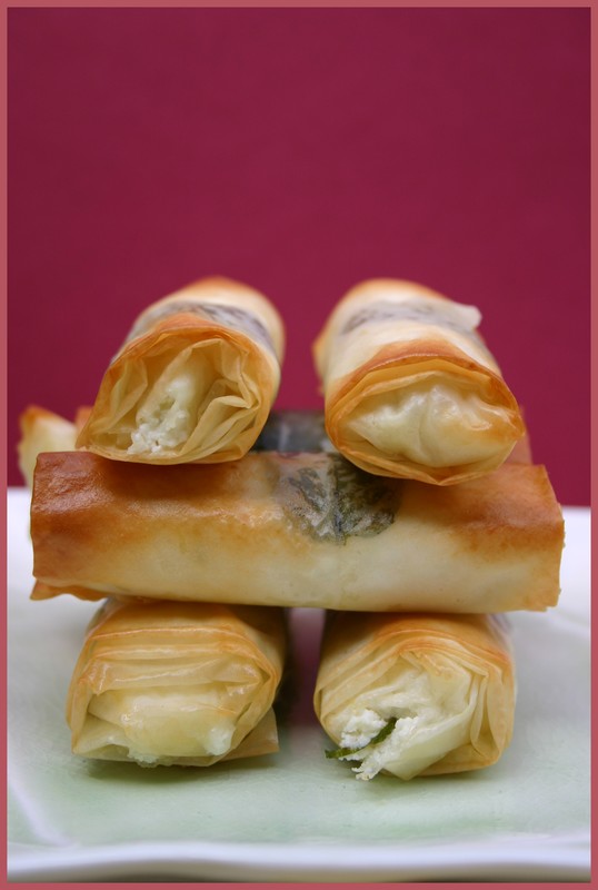 Mini cigares à la grecque - Tout un régal