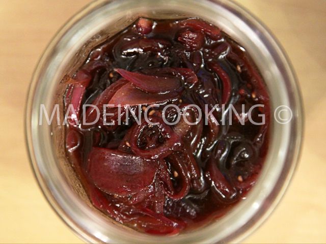 Compotée d'oignons rouges aux framboises - MADE IN COOKING