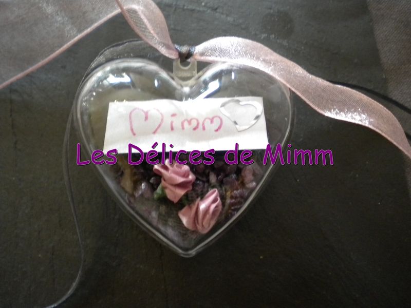 Un porte-nom en coeur - Les Délices de Mimm