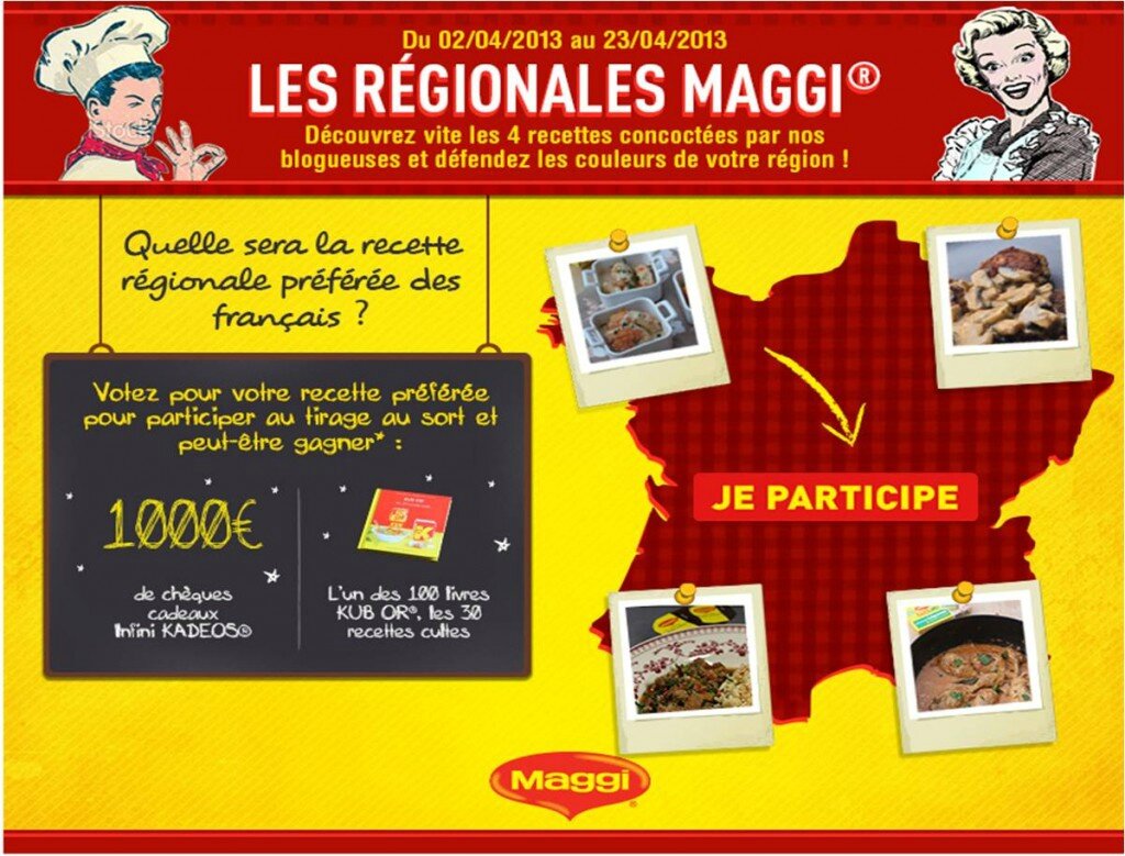 L'atelier Maggi et ses recettes des 4 coins de la France - Chez Requia ...