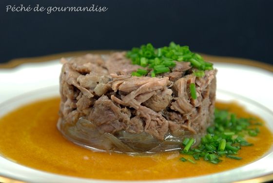 Pressé d'agneau aux échalotes - Péché de gourmandise