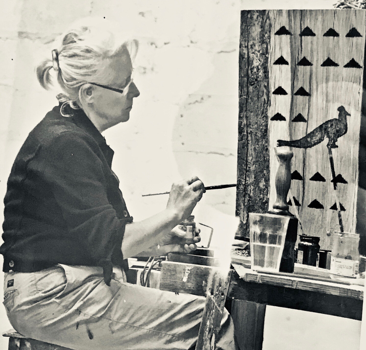 SONJA VISSER : SON ATELIER DORMANT, RÉVEILLÉ. - Le blog de Jean-Jacques THOMAS