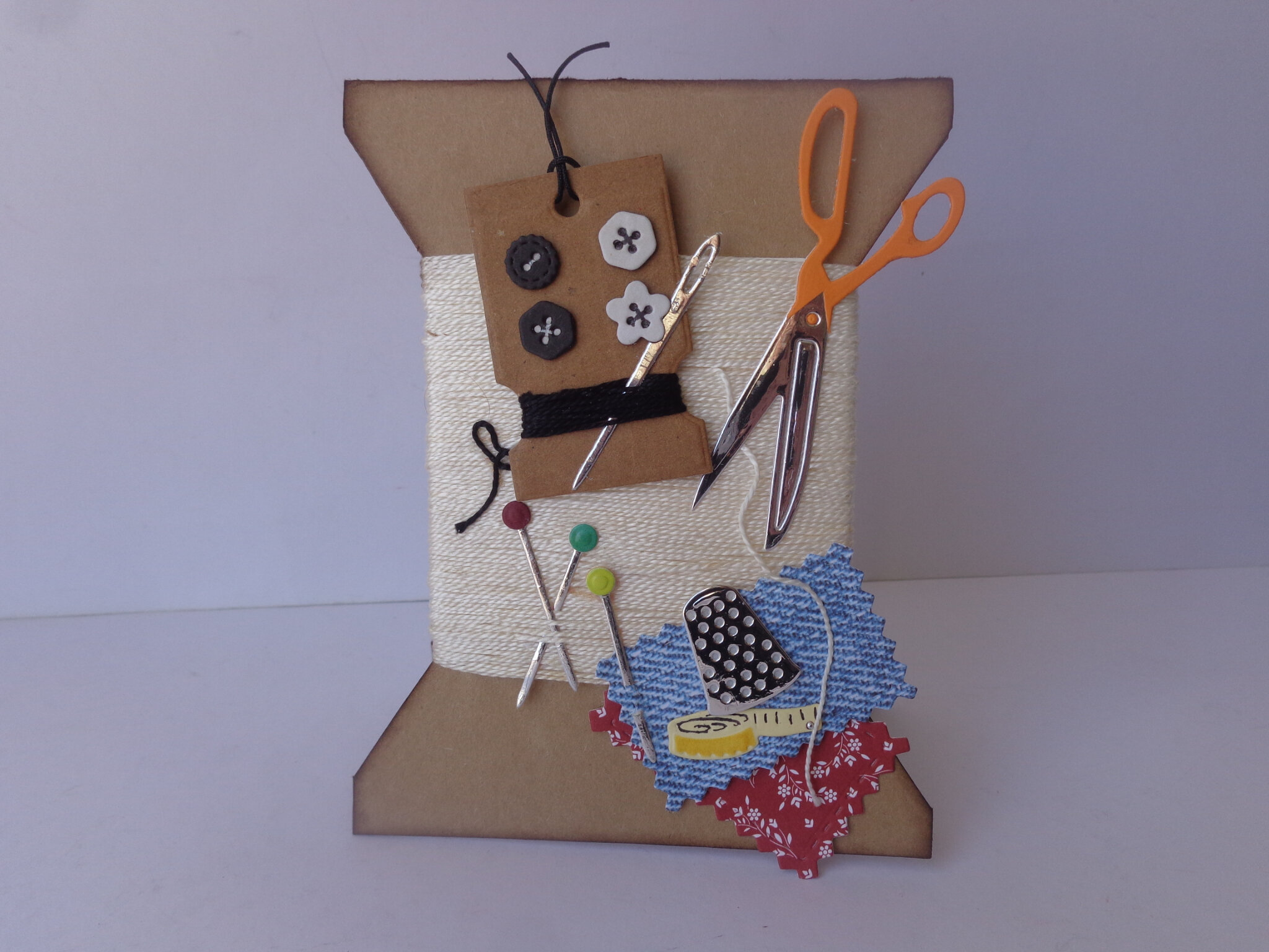 Carte mode et couture - Les créations déco de Marsouille