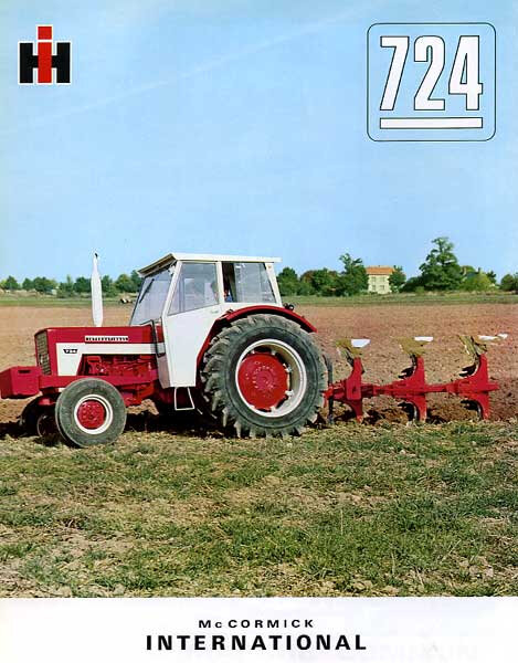 International Harvester 724 - Canals en Aveyron (Agriculture)